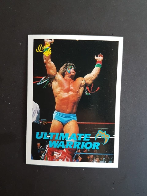 1990 CLASSIC ULTIMATE Warrior WWE WWF WCW Wrestling Superstars Rookie ...