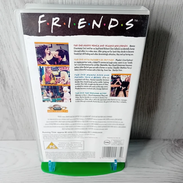 FRIENDS SERIES 3 Episodes 13.16 Vhs Tape - Rare Retro Movie Series ...