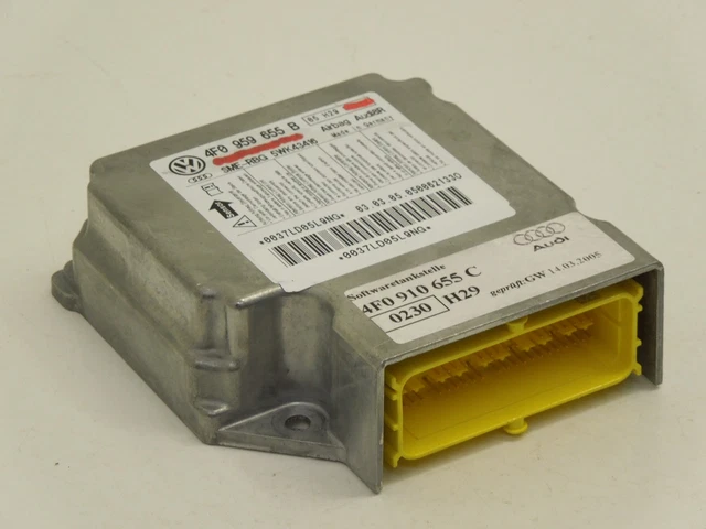 AUDI A6 C6 Airbag Crash Control Module ECU 4F0910655A 4F0959655B £11.99 ...