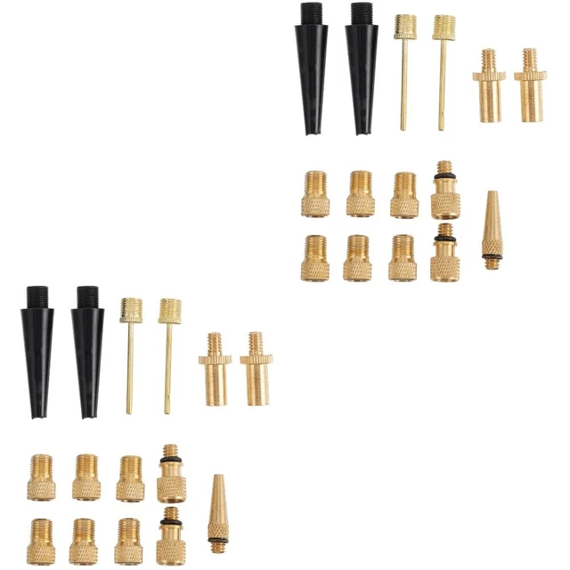 2 PACK NEEDLE Nozzle Adapter Valve Volleyball Pump Gas Bike £12.98 ...