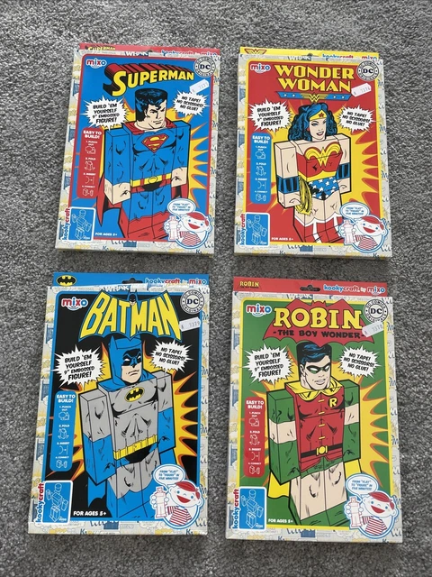 MIXO KOOKY CRAFT DC Comics Originals - Robin Batman Wonder Woman ...