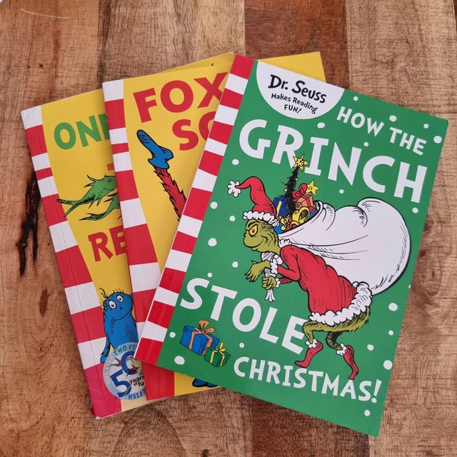 HOW THE GRINCH Stole Christmas By Dr Seuss + 2 Dr Seuss Books Free 📫 ...