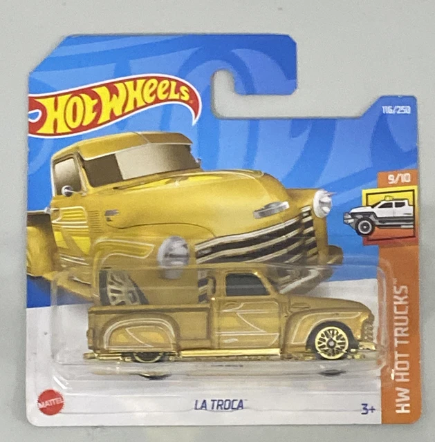 HOT WHEELS LA troca gold- Hw Hot Trucks 9/10 (116/250) Gold £2.35 ...