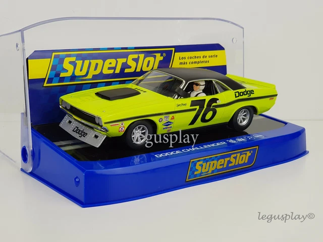 SLOT CAR SCALEXTRIC superslot H4164 Dodge Challenger Et #76 - Sam Posey ...