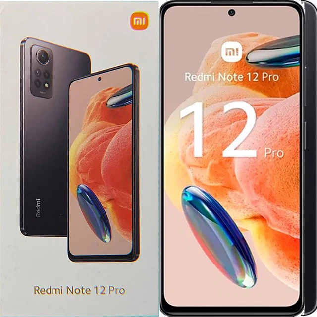 XIAOMI REDMI NOTE 12 Pro 4G Gray 256GB + 8GB Dual-Sim Unlocked SIMFree ...