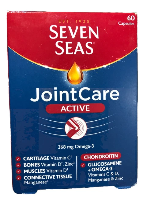 SEVEN SEAS JOINTCARE Active Capsules, 60-Count - BBE 05/2025 £15.50 ...