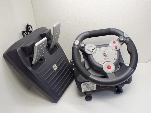 VOLANTE PLAYSTATION PS1 Gamester Dual Force, usato ma BUONO!!! EUR 29 ...