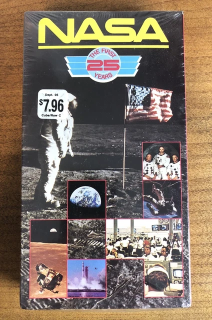 VINTAGE RETRO NASA VHS The First 25 Years, New Sealed 1987 Goodtimes ...