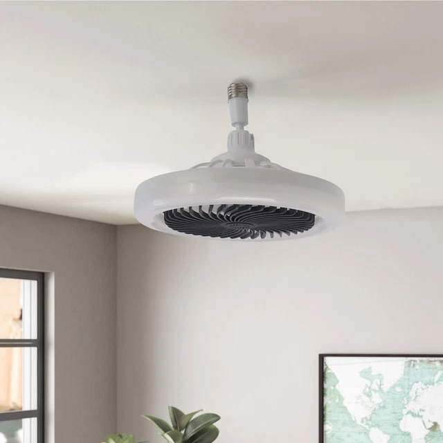 QUIET OPERATION E27 Screw Fan Bulb with Remote Control for Cozy ...