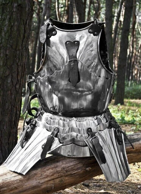 MEDIEVAL LARP WARRIOR steel Knight's Cuirass Body Armor Breastplate ...