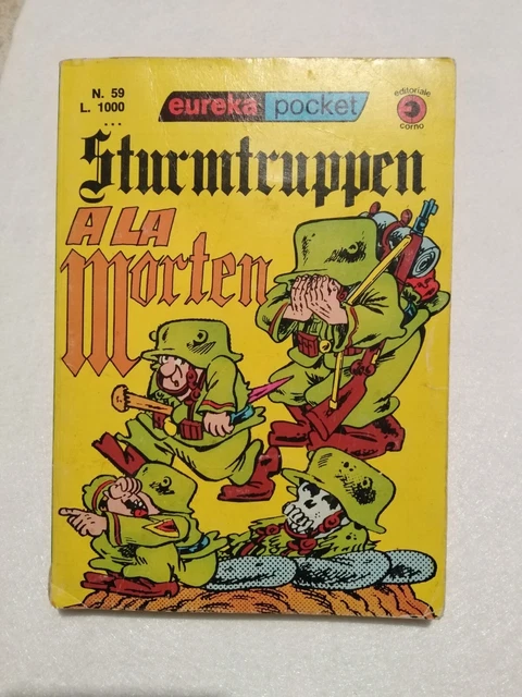 STURMTRUPPEN A LA Morten n.59 eureka pocket 1980 Bonvi editoriale Corno ...