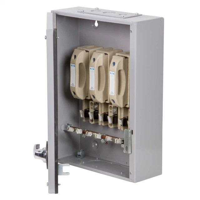 EATON MEM EXCEL 2 100KXTNC2F Fused Switch Disconnector TPN 100A Fuse ...