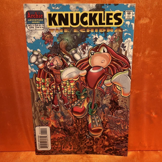 KNUCKLES THE ECHIDNA #11 (Archie Sonic Comics) HTF Low Print Run 1998 ...