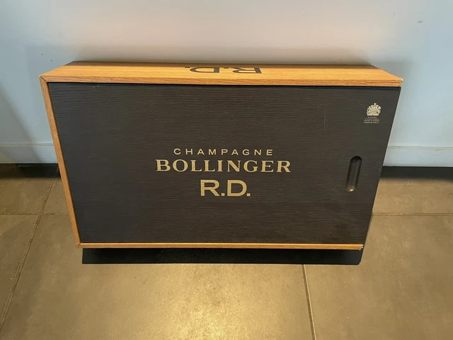 CHAMPAGNE BOLLINGER RD caisse bois / wood box EUR 34,90 - PicClick FR