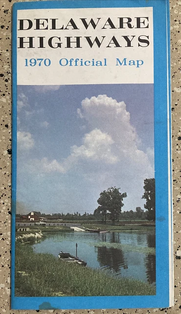 VINTAGE 1979 DELAWARE Highways Official The First State Travel Road Map ...
