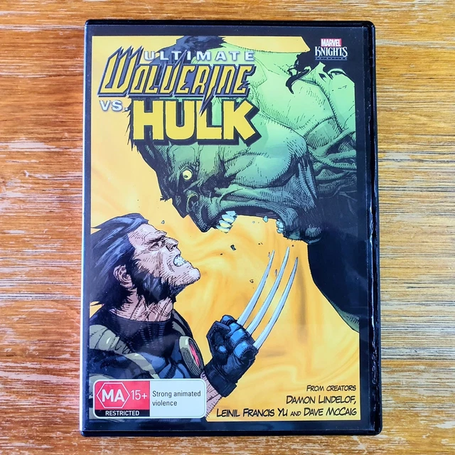 MARVEL KNIGHTS: ULTIMATE Wolverine Vs. Hulk - DVD - Free AUS Post $12. ...
