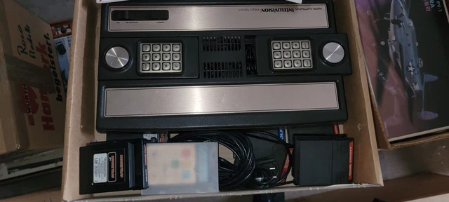 VINTAGE INTELLIVISION CONSOLE large games RETRO Spielkonsole MATTEL ...