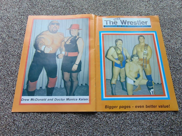 THE WRESTLER MAGAZINE (British wrestling Rollerball Mark Rocco, Kendo ...