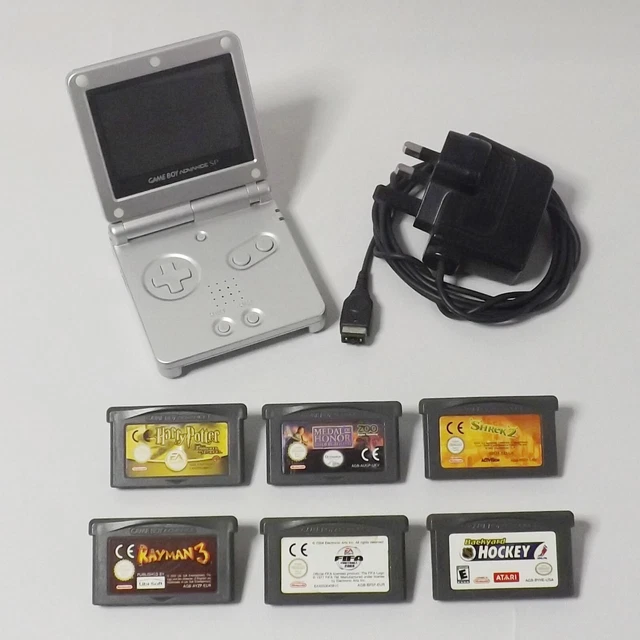GAME BOY ADVANCE Console, Shrek, Harry Potter, Rayman, Medal of Honour ...