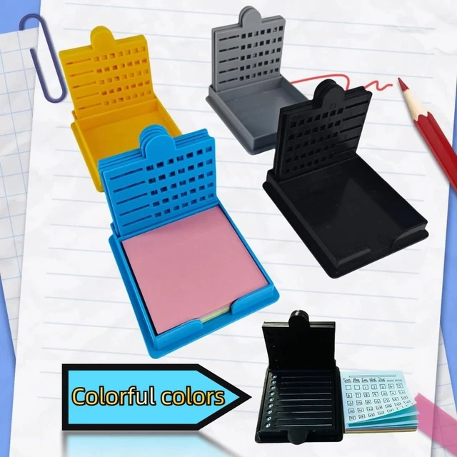 STICKY NOTE STORAGE Tools Sticky Note Holder Set for 3x3 Self-Sticky ...