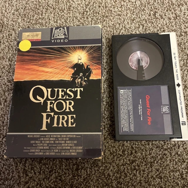 QUEST FOR FIRE 1982 Betamax “NOT VHS” Fox Drawer Box RARE Early BETA ...