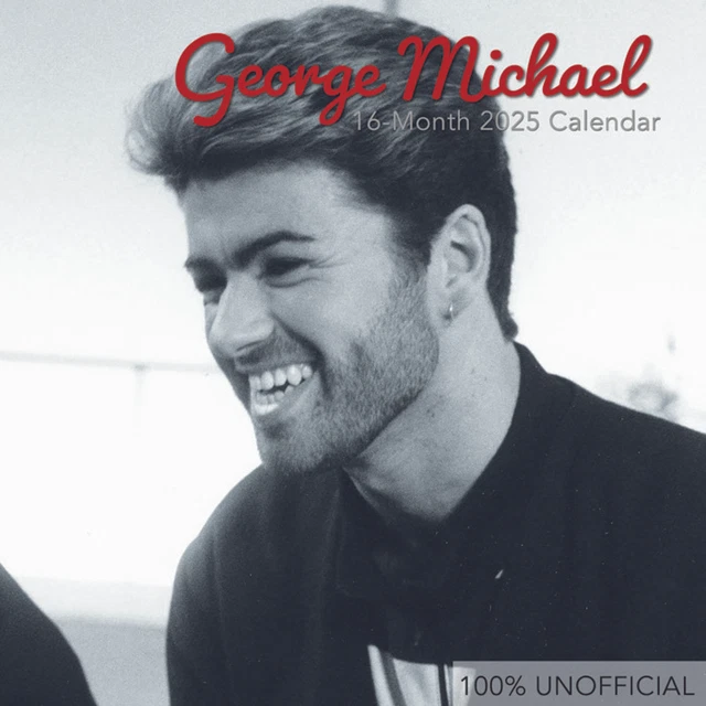 GEORGE MICHAEL 2025 Calendar 16 Month Calendar From September 2024 RRP ...