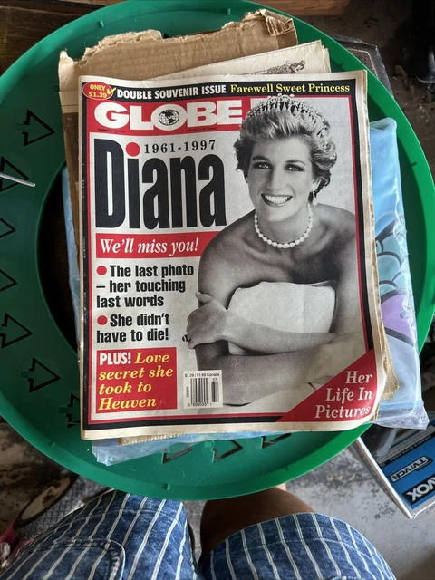 GLOBE MAGAZINE SEPTEMBER 1997 Princess Diana Special Memorial Issue ...