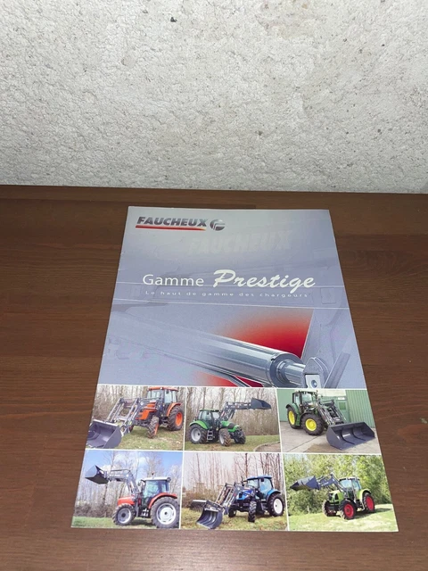 BROCHURE PROSPEKT PROSPECTUS CHARGEUR FAUCHEUX GAMME PRESTIGE tracteur-fendt-ih EUR 4,99 ...