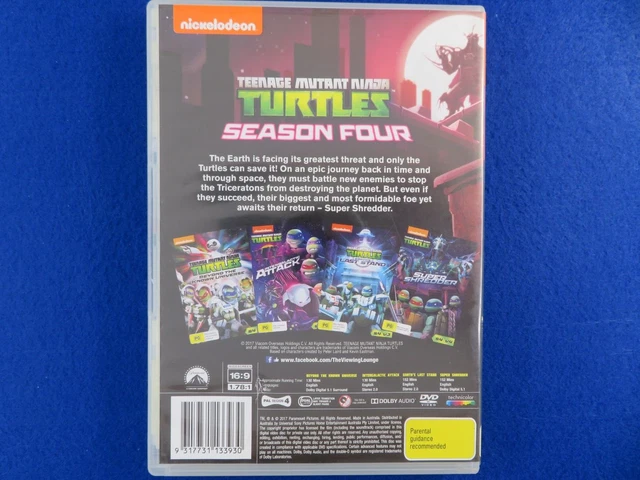 TEENAGE MUTANT NINJA Turtles Season 4 - DVD - Region 4 - Fast Postage ...