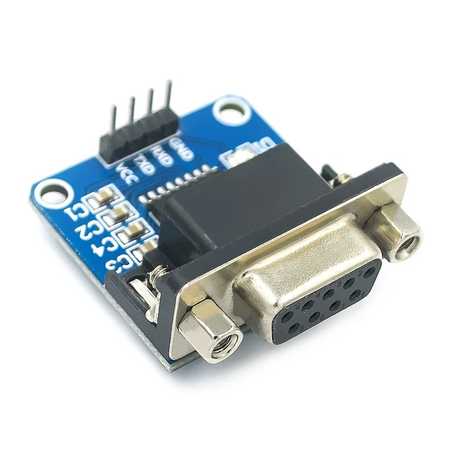 MAX3232 RS232 TO TTL Serial Port Converter Module DB9 Connector US ...