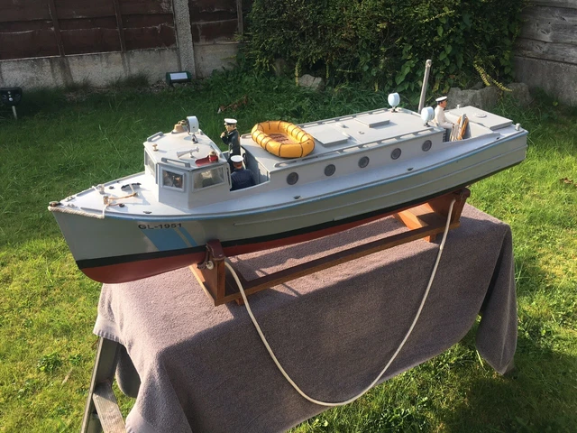 WWII US NAVY Coastguard Seaplane Tender Radio Control Scale Model Boat ...