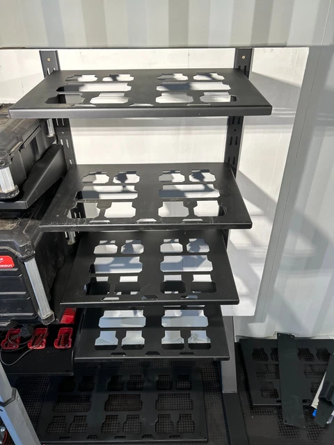 PACKOUT STORAGE RACKING kit for Milwaukee tool boxes Van/Workshop/shed ...