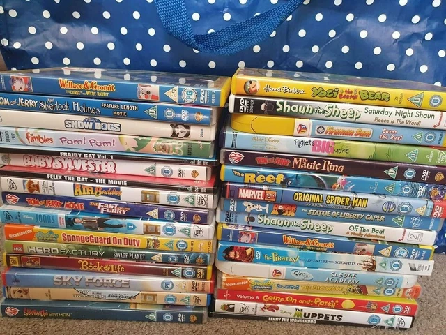 32 KIDS DVDS Movies/Films Mixed Wholesale Car Boot Bulk Bundle Job Lot ...