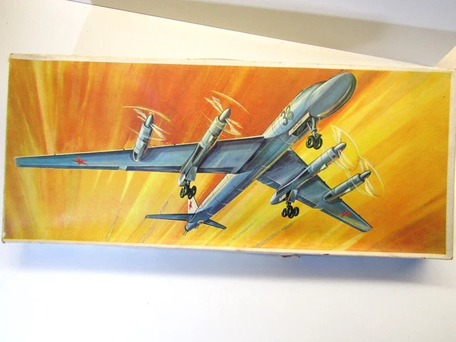 VEB PLASTICART 1:100 Scale Tupolev TU-20 Model Kit - Vintage Kit $125. ...