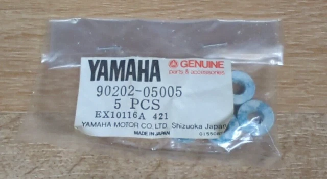 PACK DE 5 lave-plaques Yamaha 1972 JT2 74-79 DT100 1980-82 MX80 90202 ...