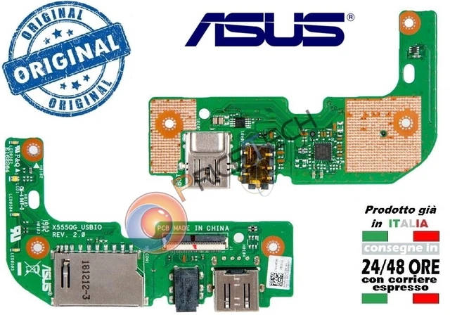 GENUINE BOARD USB Audio Card Reader ASUS X555QG I/O BD EUR 48,99 ...