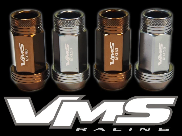 VMS 20 CHEVY Corvette C5 C6 C7 48Mm Premium Lug Nuts 12X1.5 Gunmetal ...