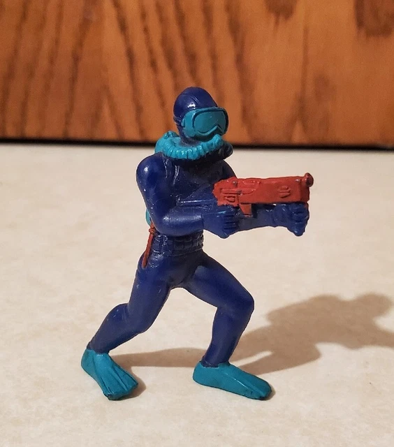 VINTAGE 1980S GUTS Action Figures Navy Seal Scuba Frogmen Retro Toy ...