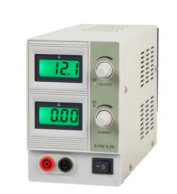 BENCH LAB TEST adjustable variable PSU power supply 0-15v 0-2a student ...