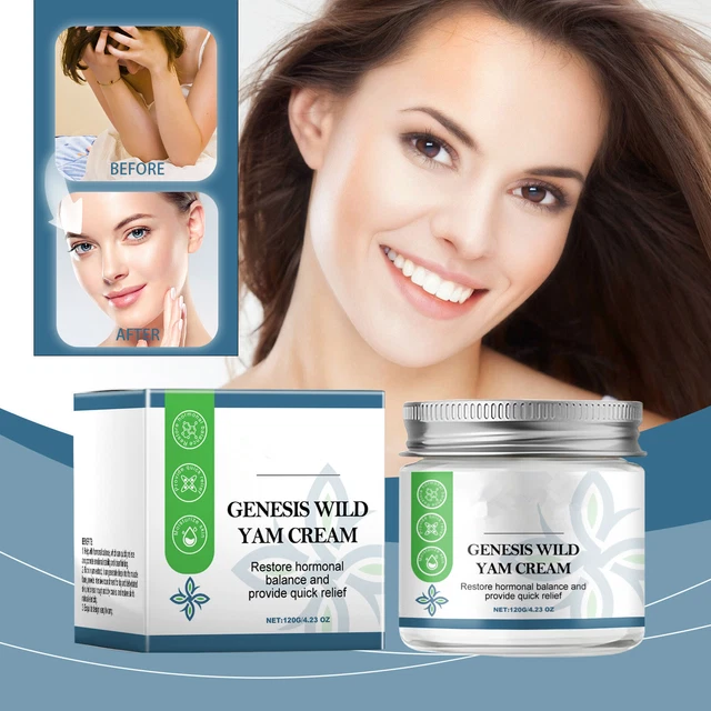 GENESIS WILD YAM Hormone Cream 4.23 OZ Organic Genesis Wild Yam Cream ...