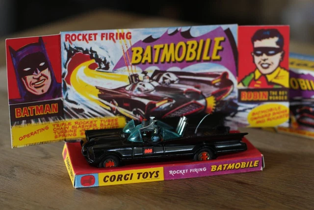 CORGI TOYS BATMOBILE Ref.267 AVEC BOITE REPRO EUR 140,00 - PicClick FR