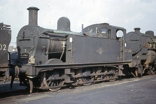 ORIGINAL COLOUR SLIDE of 47248 LMR Jinty steam loco £4.99 - PicClick UK