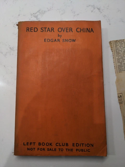 RED STAR OVER CHINA By Edgar Snow (Left Book Club First Edition) 1937 £ ...