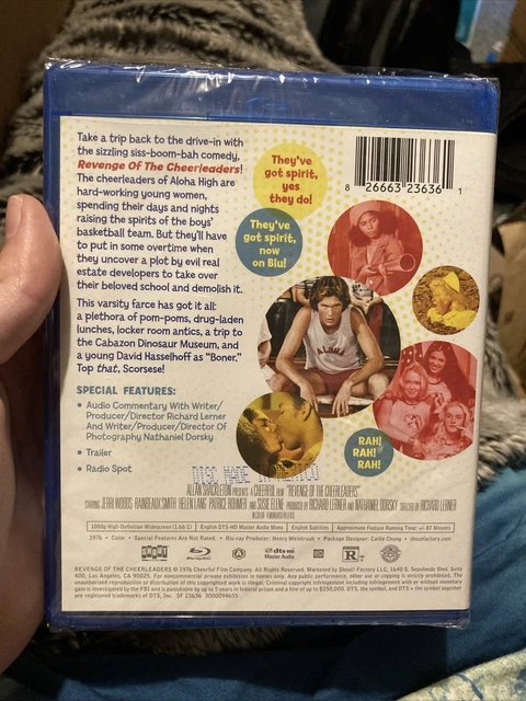 Revenge Of The Cheerleaders 1976 Blu Ray David Hasselhoff New Shout