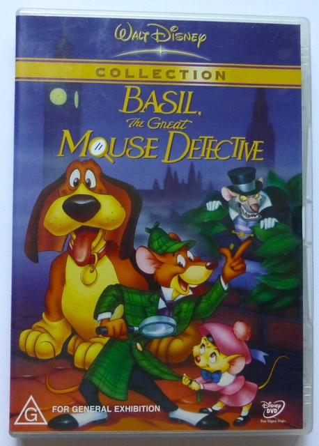 DISNEY COLLECTION: BASIL the Great Mouse Detective - Like New Condition ...