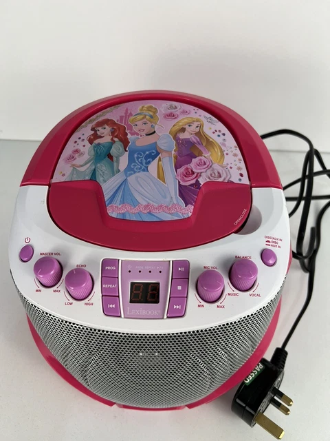 LEXIBOOK DISNEY PRINCESS K7000DP Pink CD Player Radio £21.99 - PicClick UK