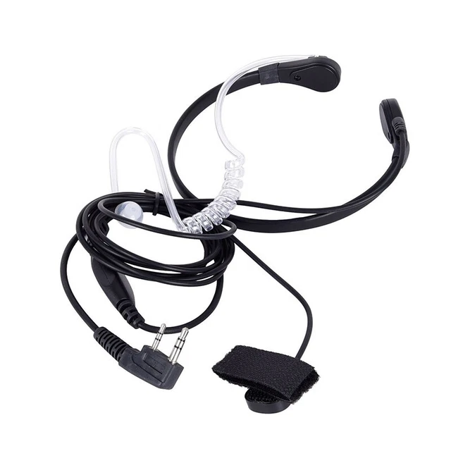 HIGH QUALITY THROAT Mic In Ear Headset Ideal for BF Series Walkie ...
