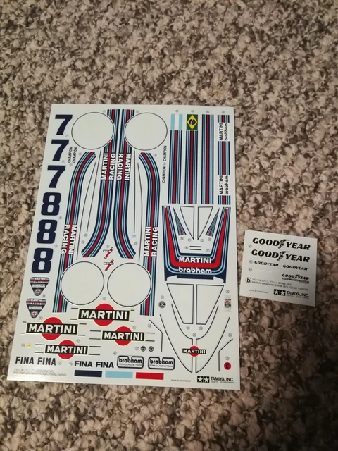 TAMIYA DECAL BRABHAM BT44B Maßstab 1/12 EUR 22,50 - PicClick DE