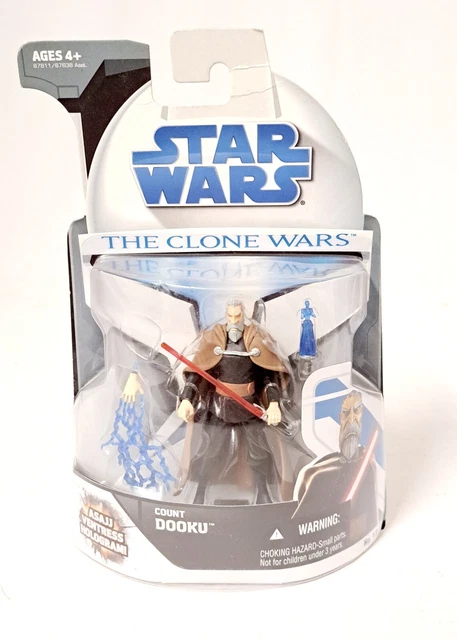 HASBRO STAR WARS The Clone Wars Count Dooku Ventress Holo MOC NUOVO ...