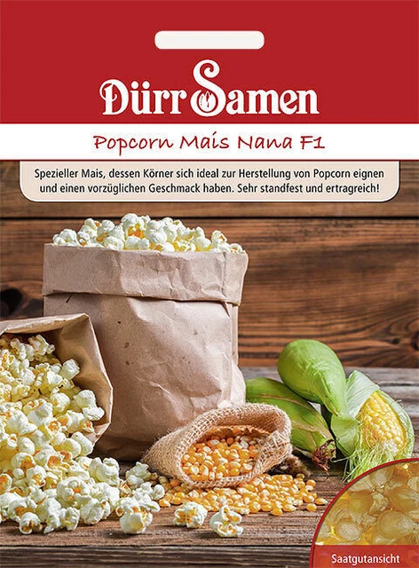 POPCORN MAÏS NANA F1 Graines De Dürr Samen Rentable Env. 25 Grain EUR 3 ...